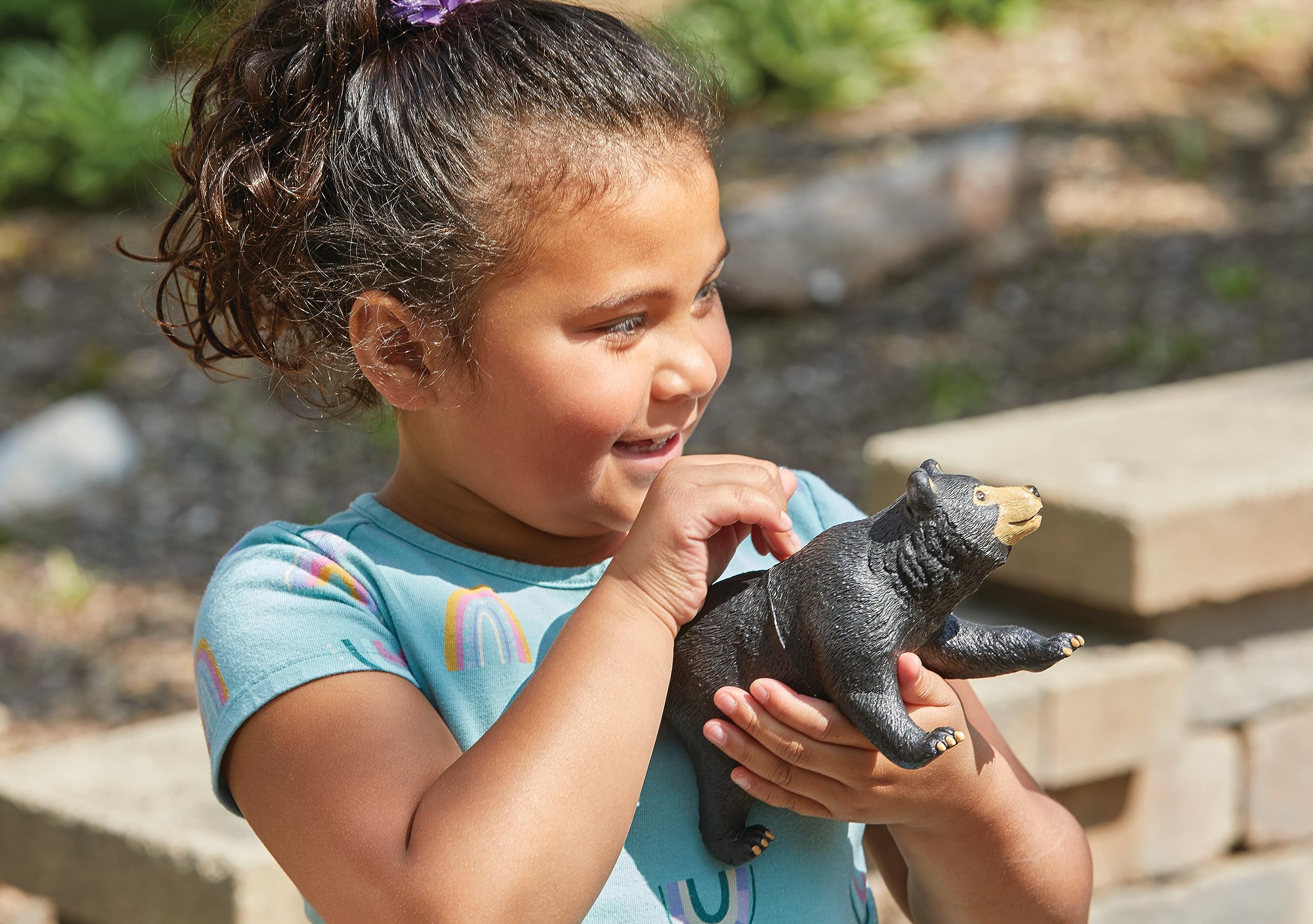 Learning Resources Jumbo Forest Animals - 5 Pieces, Ages 3+ Pretend Play Animals for Toddlers, Preschool Learning Toys, Kids Play Animal Figures, Zoo Animals