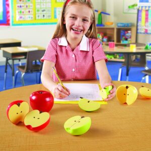 Bring fractions to life with these sectioned apple magnets