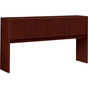 hon 10700 series stack on storage, 68 5/8w x 14 5/8d x 37 1/8h, mahogany