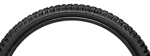 Schwinn Replacement Bike Tire, 24" x 1.95" Mountain Bike Tire, Wide & Blocky Knobs, Steel Bead Construction, Fits Internal Rim Widths 19mm-29mm, PSI Range 35 to 65