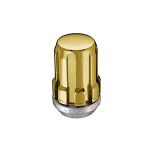 mcgard 65002gd chrome/gold splinedrive lug nuts (m12 x 1.5 thread size) - box of 50