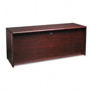 HON 10708LNN 10700 72 by 24 by 29-1/2-Inch Full-Height Left Pedastal Credenza, Mahogany Frame/Top