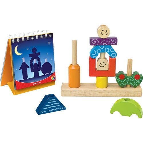 SmartGames Day & Night Wooden Cognitive Skill-Building Puzzle Game Featuring 48 Playful Challenges for Ages 2+