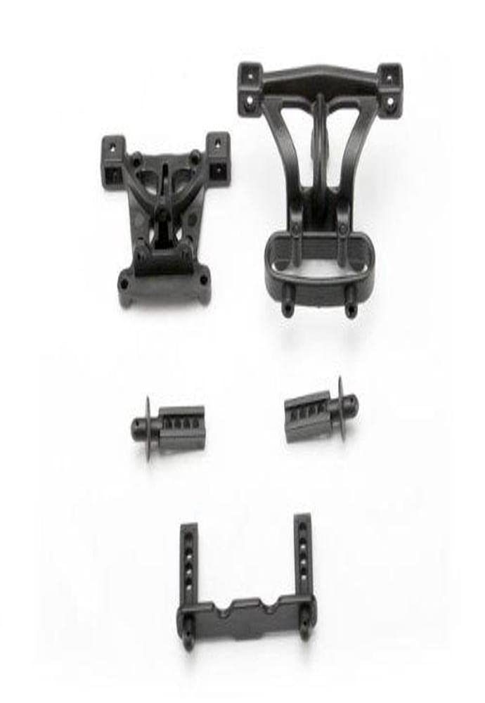 Traxxas 7015 Body Mounts and Body Posts Front and Rear, 1/16 Revo, 295-Pack