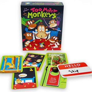 Gamewright Too Many Monkeys Multi-colored, 5"