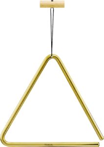 meinl percussion tri20b 8-inch solid brass triangle with metal beater