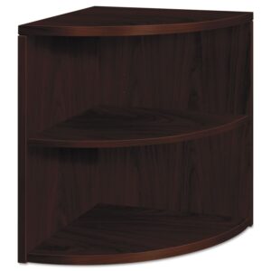 hon 10500 end-cap bookcase, 24" x 24" x 29-1/2", mahogany