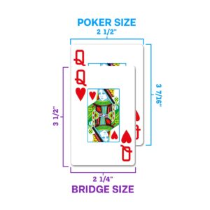 Copag 1546 Design 100% Plastic Playing Cards, Bridge Size (Narrow) Black/Gold (Jumbo Index, 1 Set)