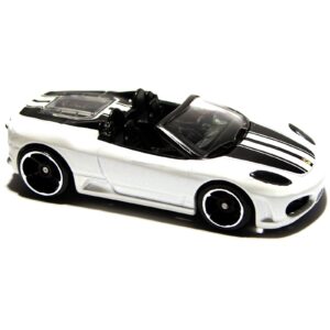 2009 hot wheels dream garage white ferrari f430 spider w/ black oh5sps #153/190 (7 of 10) 1:64 scale