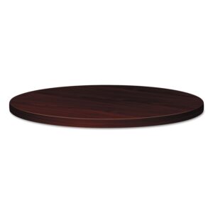 hon 94000 series 48-inch diameter round table top, mahogany