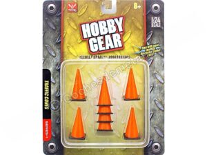 "hobby gear" traffic cones series 1 - 8 cone set