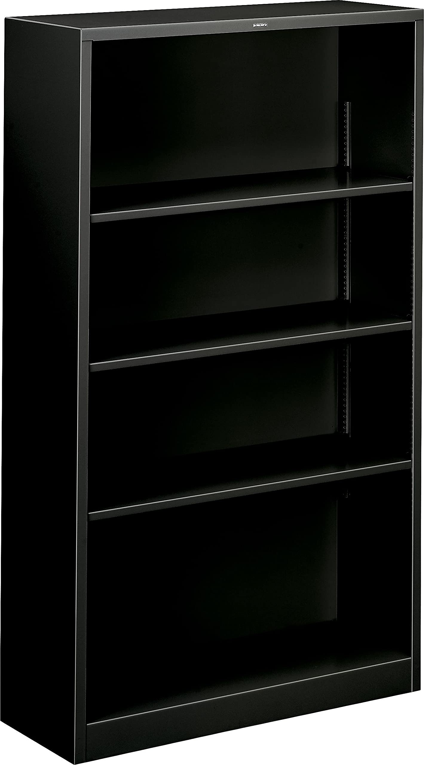 HON 4 Shelf Metal Bookcase - Black - HONS60ABCP