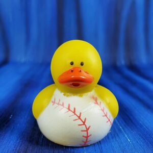 Fun Express Mini Baseball Rubber Ducks (Set of 24) Party Supplies and Favors