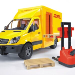 Bruder 02534 Mercedes Benz MB Sprinter DHL Delivery Truck with Hand Pallet Jack