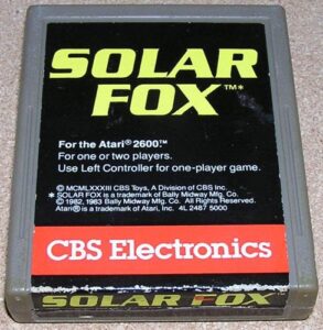 solar fox for atari 2600