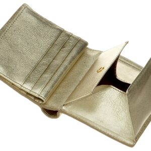 Harry's Intrecciato Women's Wallet, Gold