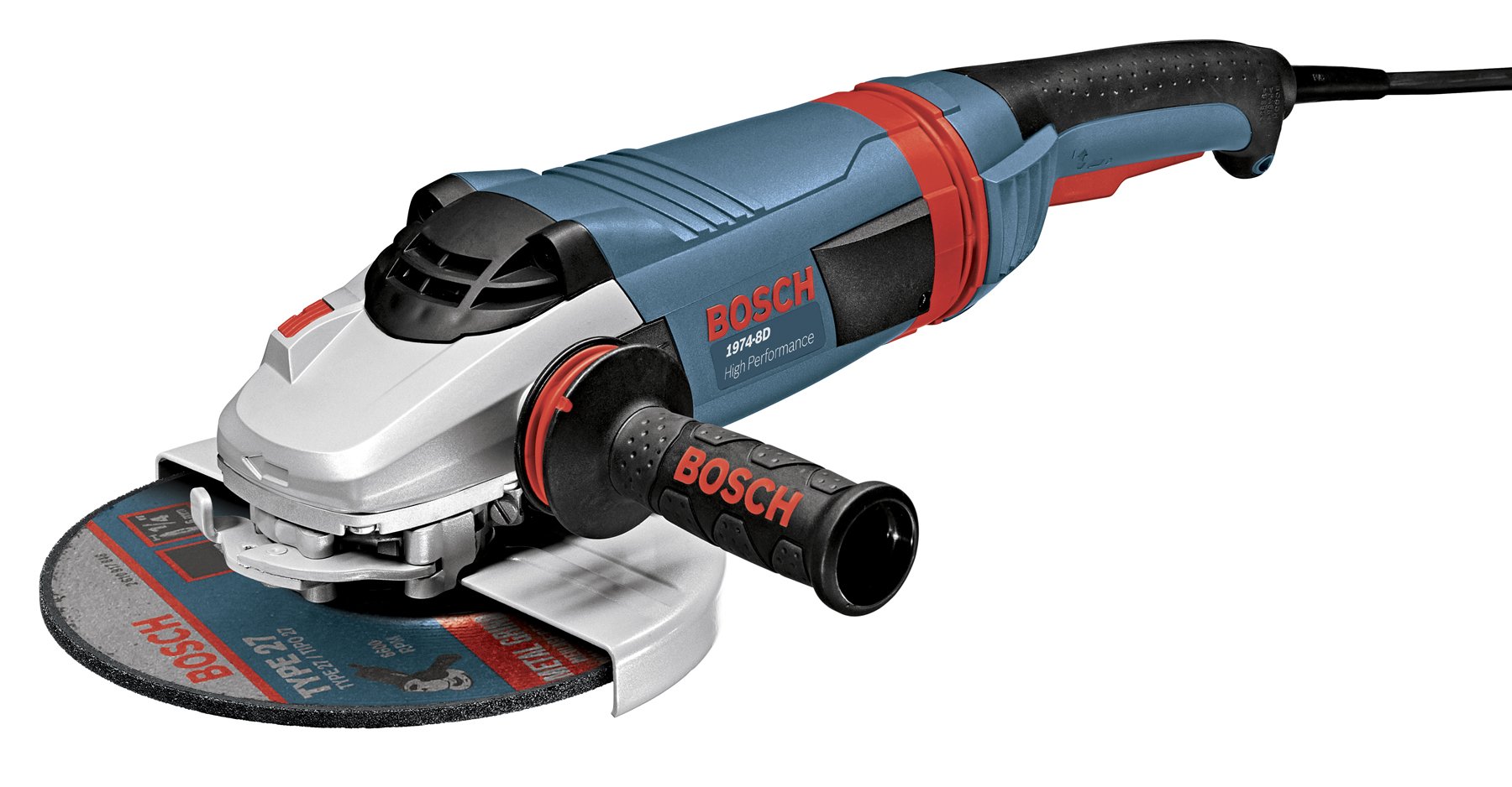 Bosch 1974-8D 7-Inch Large Angle Grinder without Lock On