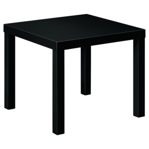 basyx corner tables, 24 by 24 by 20-inch, black