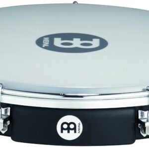 Meinl Percussion PA10ABS-BK 10-Inch ABS Plastic Pandeiro with Synthetic Head, Black