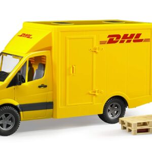 Bruder 02534 Mercedes Benz MB Sprinter DHL Delivery Truck with Hand Pallet Jack