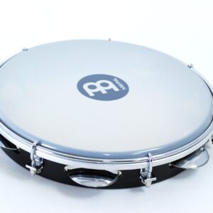 Meinl Percussion PA10ABS-BK 10-Inch ABS Plastic Pandeiro with Synthetic Head, Black