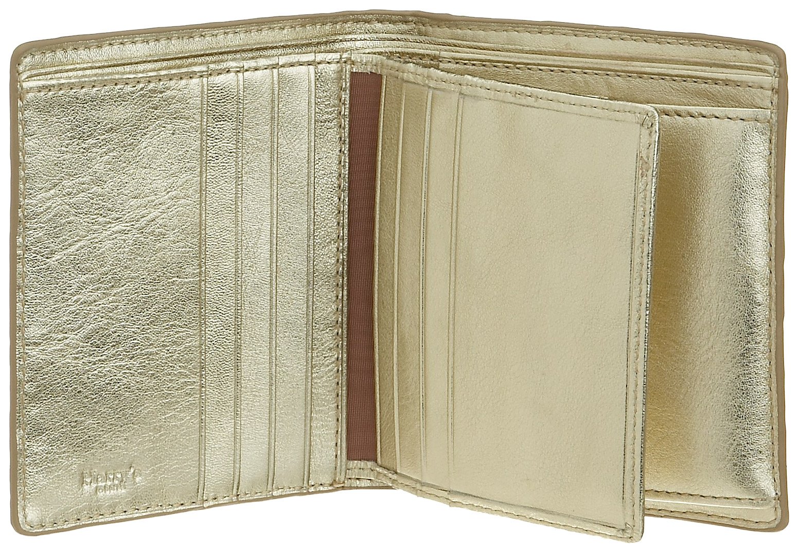 Harry's Intrecciato Women's Wallet, Gold