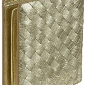 Harry's Intrecciato Women's Wallet, Gold