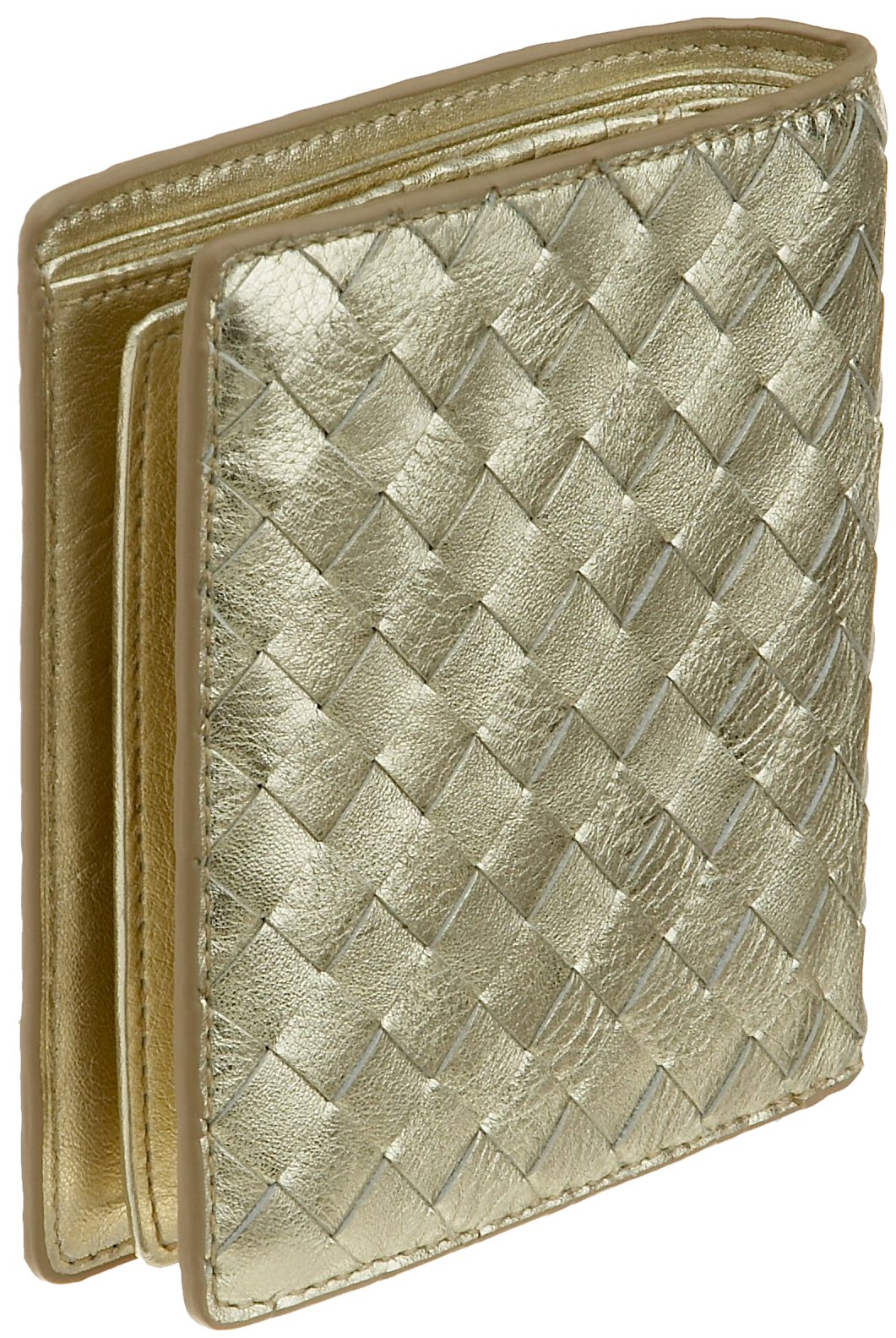 Harry's Intrecciato Women's Wallet, Gold