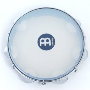 Meinl Percussion PA10ABS-BK 10-Inch ABS Plastic Pandeiro with Synthetic Head, Black