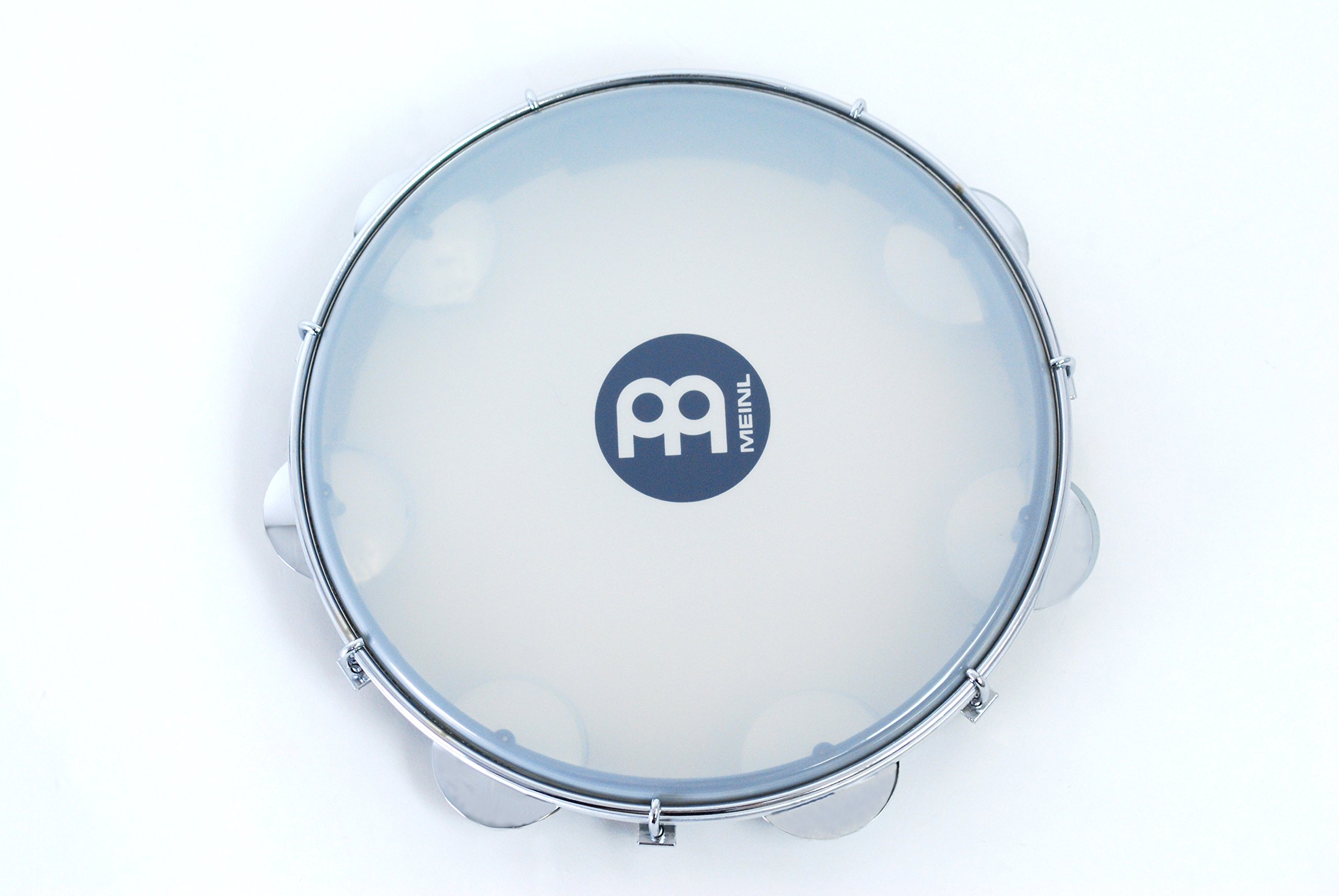 Meinl Percussion PA10ABS-BK 10-Inch ABS Plastic Pandeiro with Synthetic Head, Black