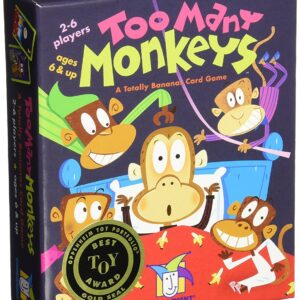 Gamewright Too Many Monkeys Multi-colored, 5"