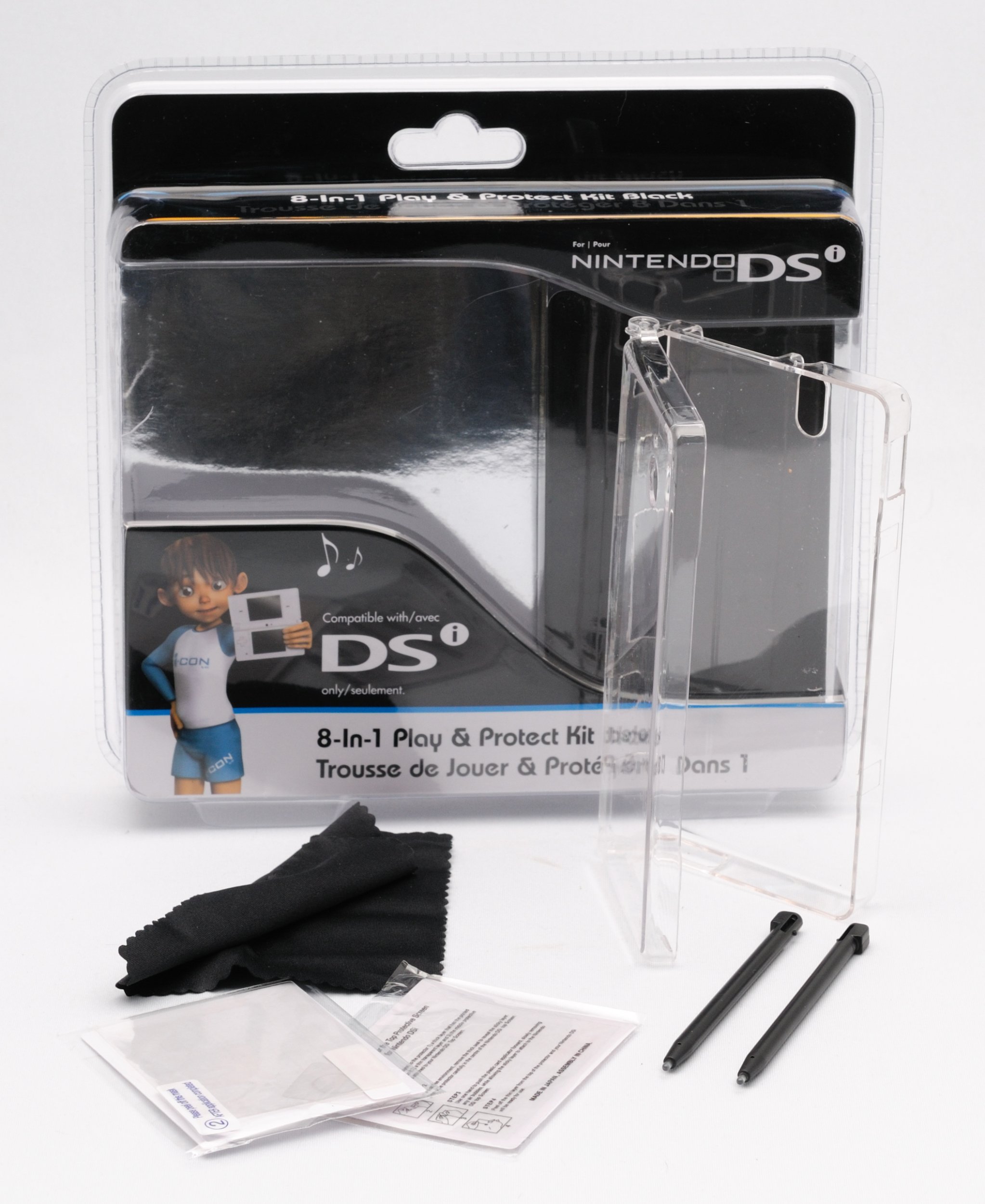 8-In-1 Play & Protect Kit - Black for DSi