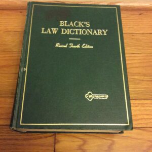 Black's Law Dictionary Revised Fourth Edition