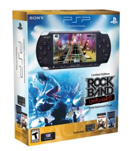 playstation portable limited edition rock band unplugged entertainment pack - piano black