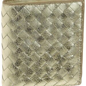 Harry's Intrecciato Women's Wallet, Gold