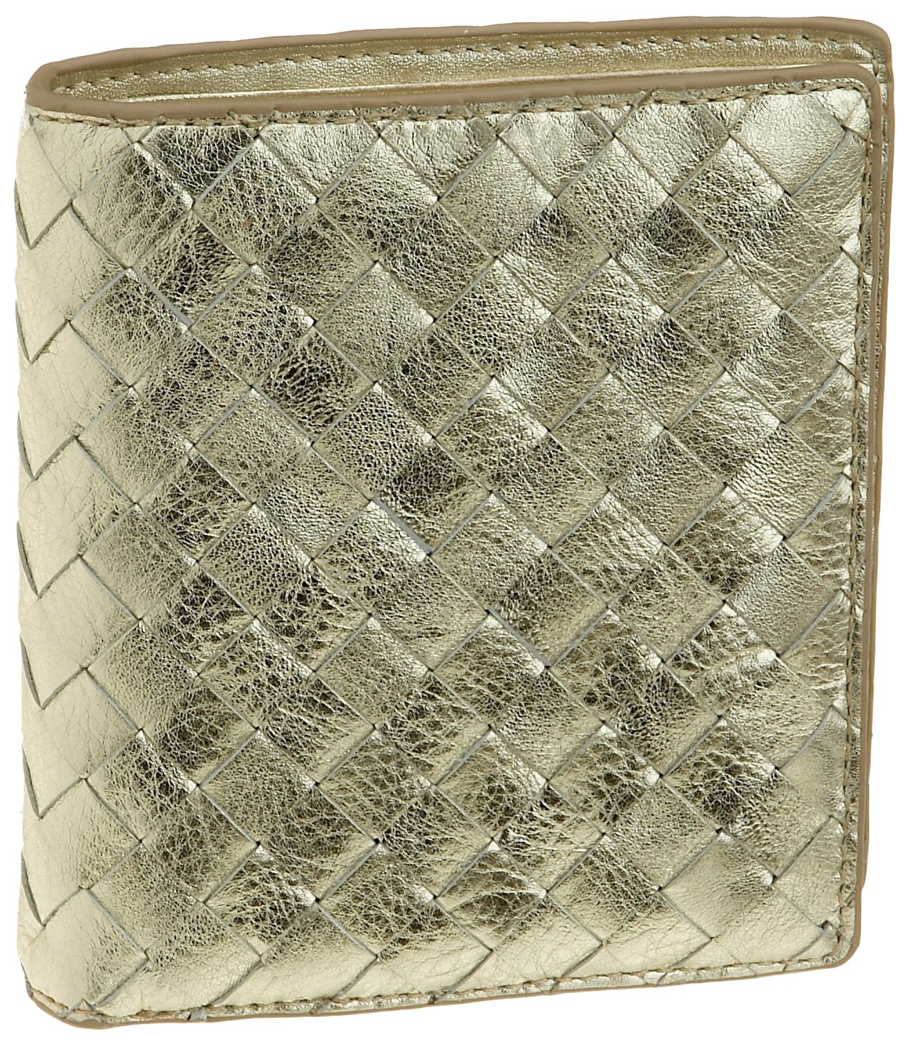 Harry's Intrecciato Women's Wallet, Gold