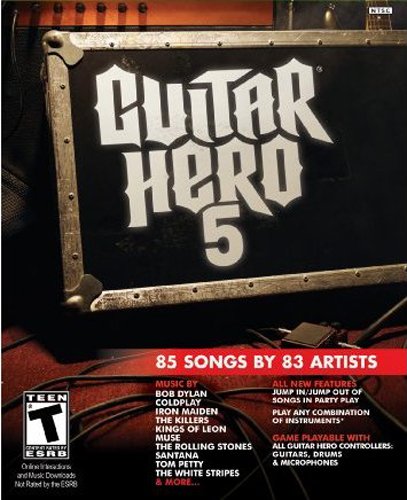 Guitar Hero 5 - Xbox 360 (Game only)