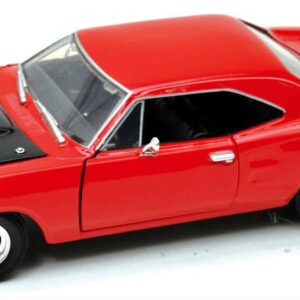 Motormax 1969 Dodge Coronet Super Bee Red 1/24 Diecast Model Car