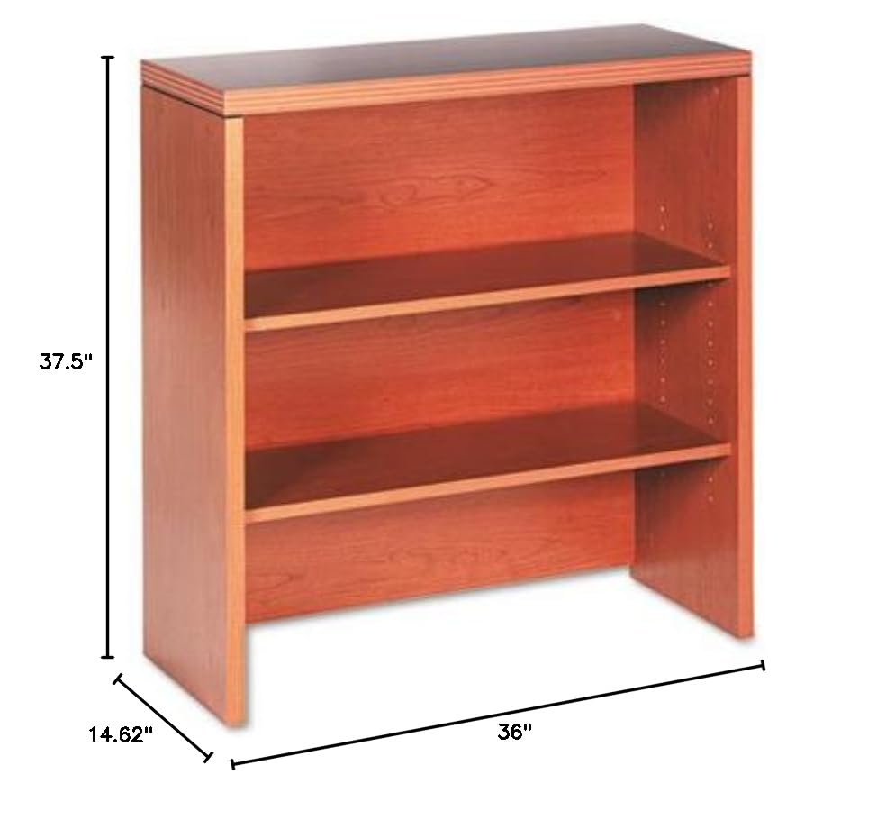 HON 11500 Series Valido Bookcase Hutch, 36 W by 14-5/8 D by 37-1/2 H, Mahogany