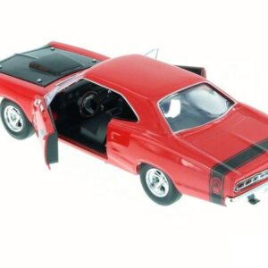 Motormax 1969 Dodge Coronet Super Bee Red 1/24 Diecast Model Car