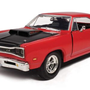 Motormax 1969 Dodge Coronet Super Bee Red 1/24 Diecast Model Car