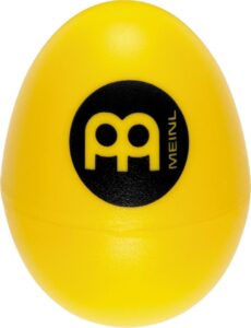 meinl percussion es-y plastic egg shaker, yellow