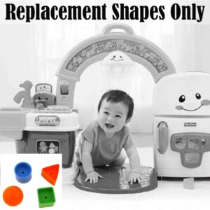 Replacement Parts for Kitchen Playset - Fisher-Price Laugh and Learn Kitchen L5067 ~ Replacement Shapes