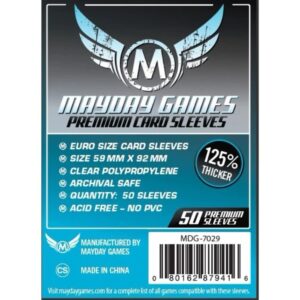 mayday games premium card sleeves, 50 pcs