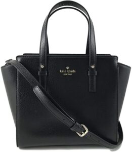 kate spade new york grand street colorblock small hayden leather handbag in black