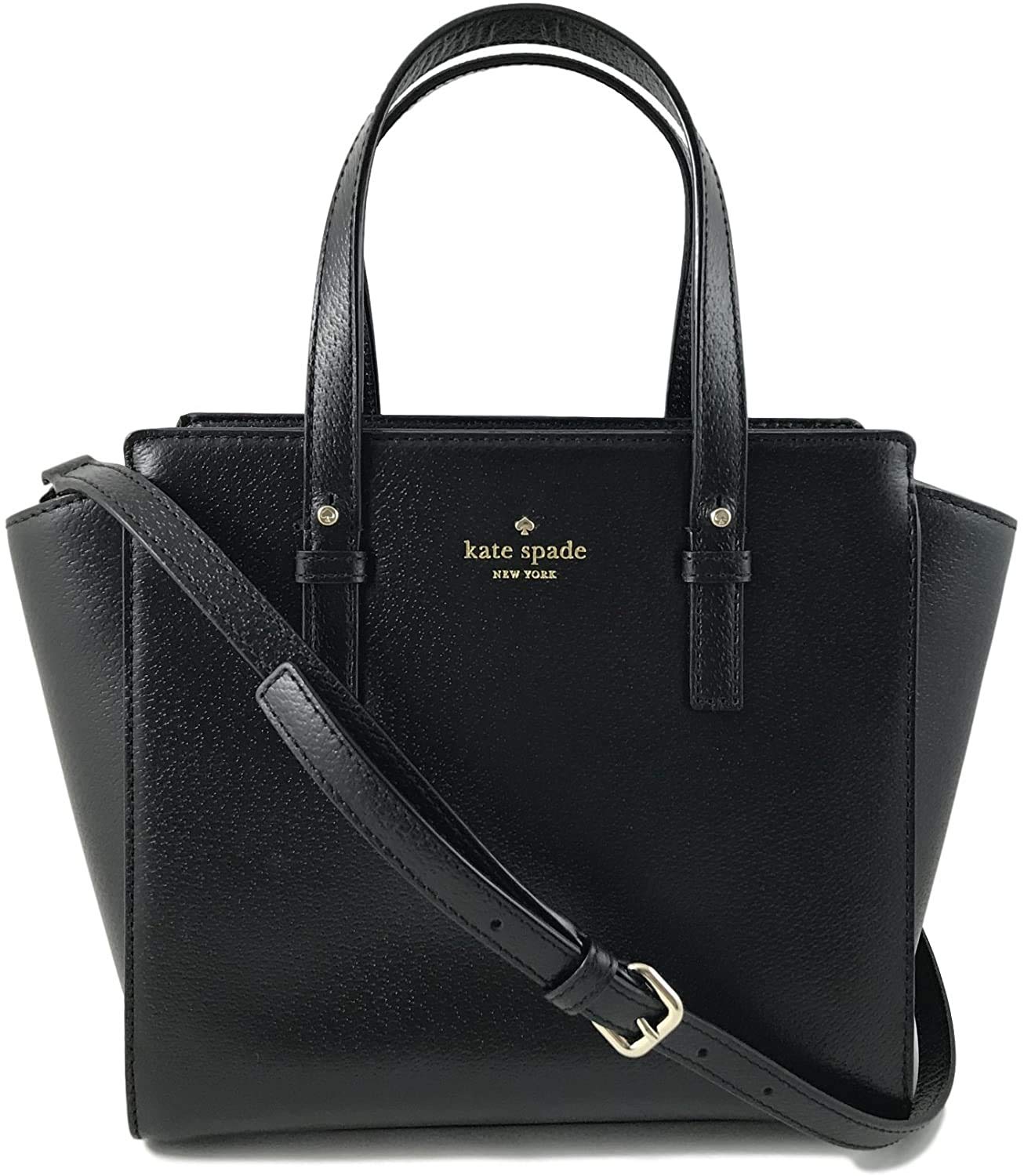 Kate Spade New York Grand Street Colorblock Small Hayden Leather Handbag in Black