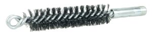 weiler 44035 1-1/4" double spiral flue brush, .012 steel fill, made in the usa