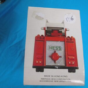 Hess 1986 Fire Truck Bank