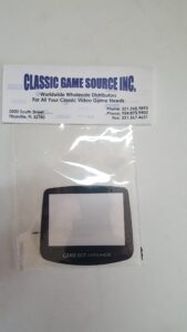 replacement screen lens for gameboy advance system