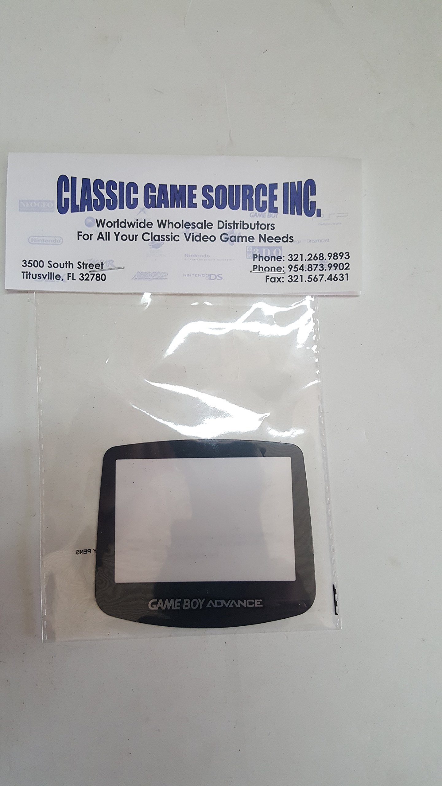 Replacement Screen Lens for Gameboy Advance System